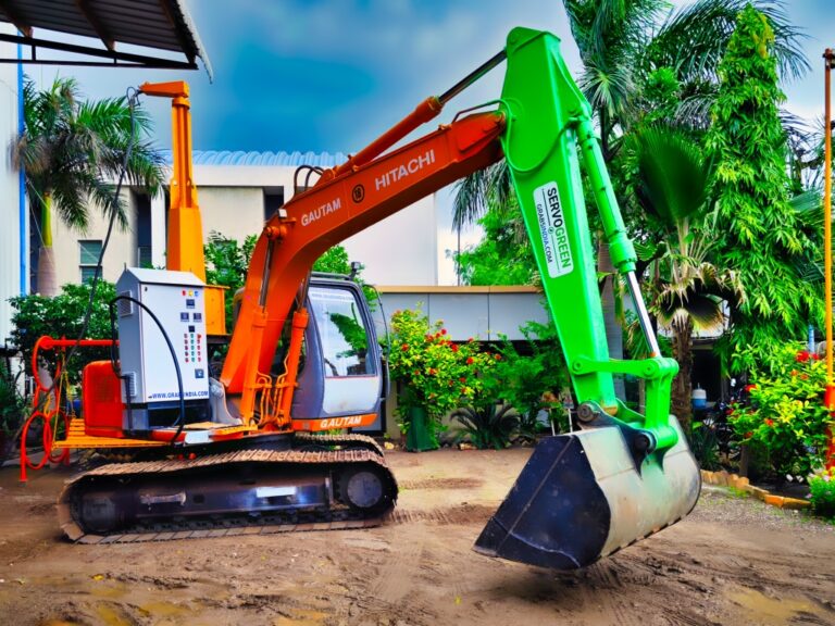 Electric Excavator - Napier Grass